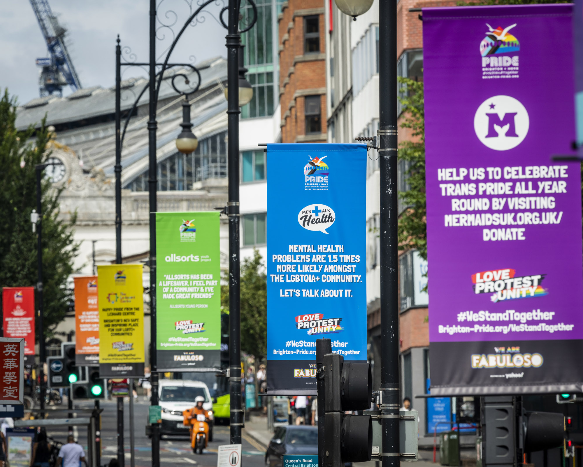 City-wide Lamppost Campaign, Brighton – Piranha